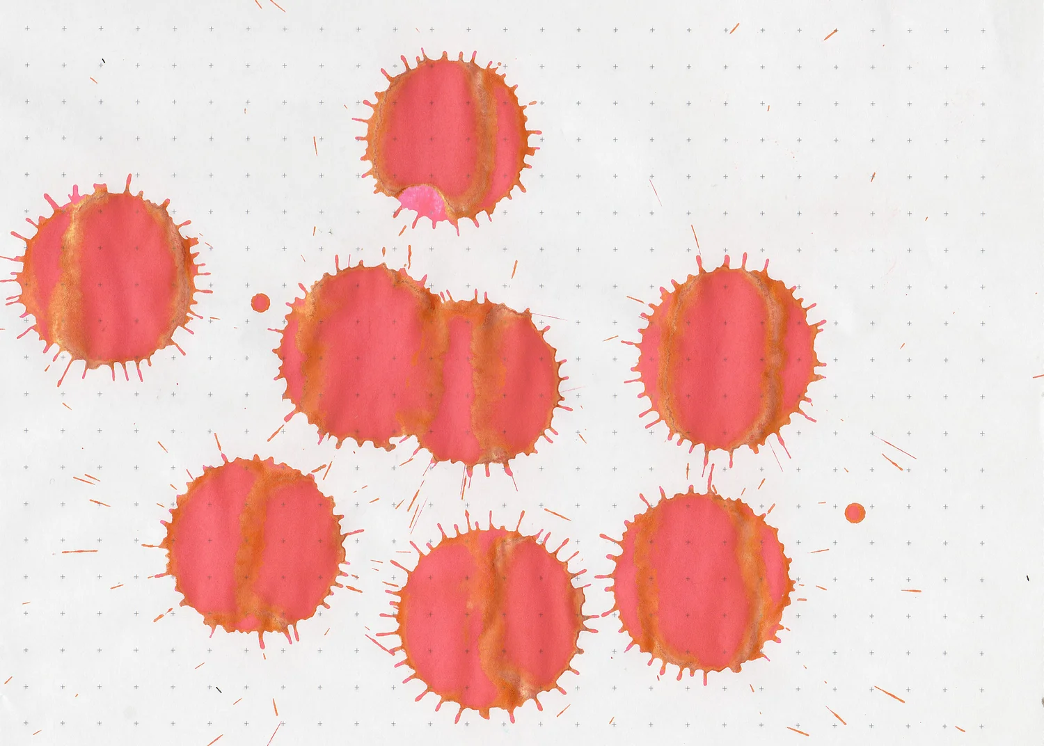Ink Review #1117: Diamine Coral — Mountain of Ink