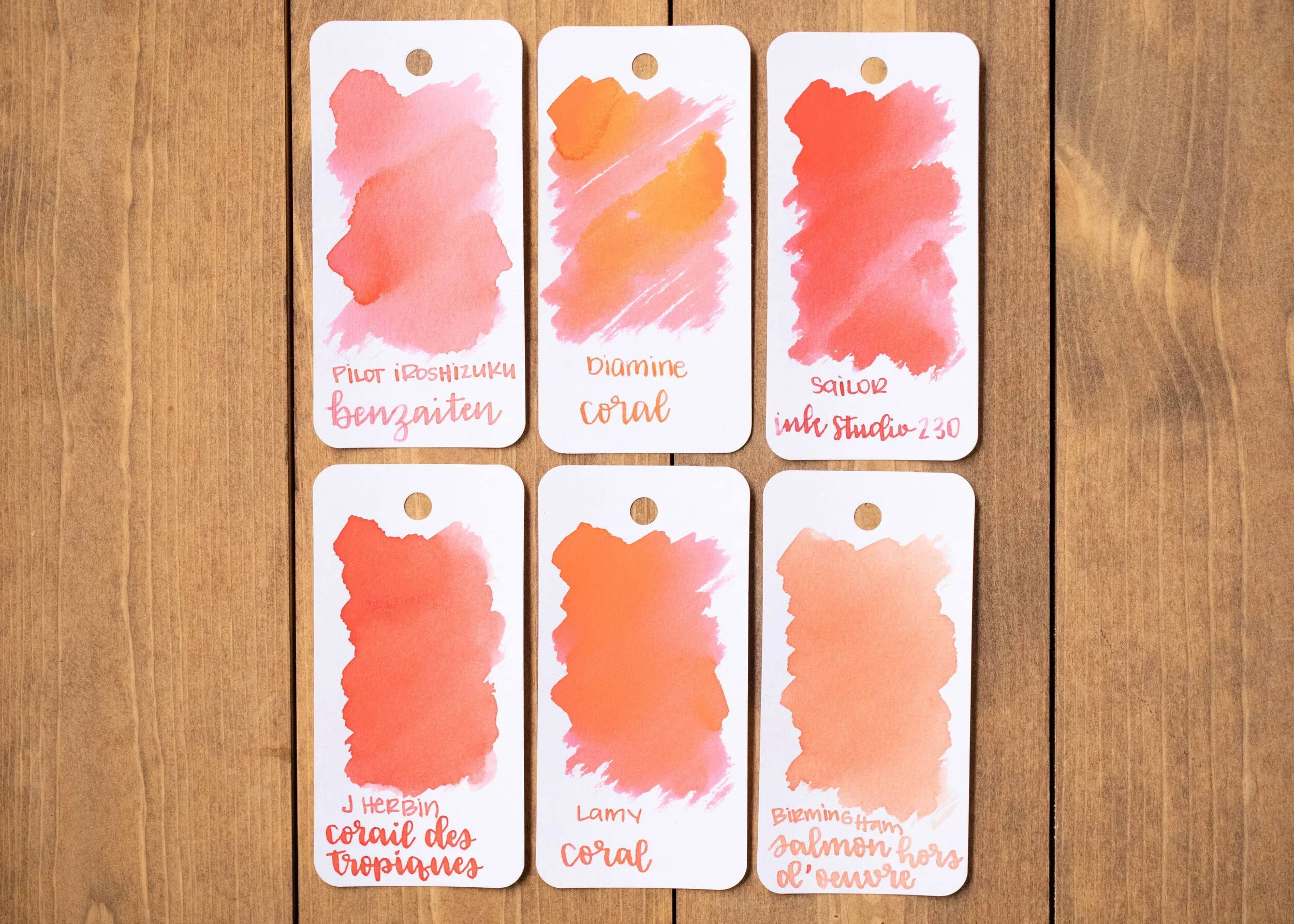 Ink Review #1117: Diamine Coral — Mountain of Ink