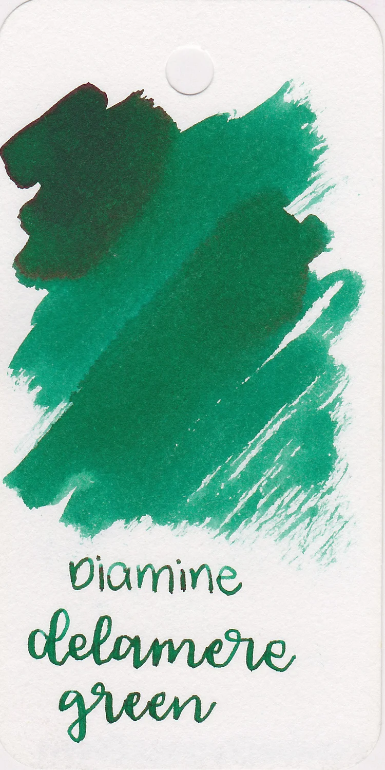 Ink Review #1121: Diamine Delamere Green — Mountain of Ink