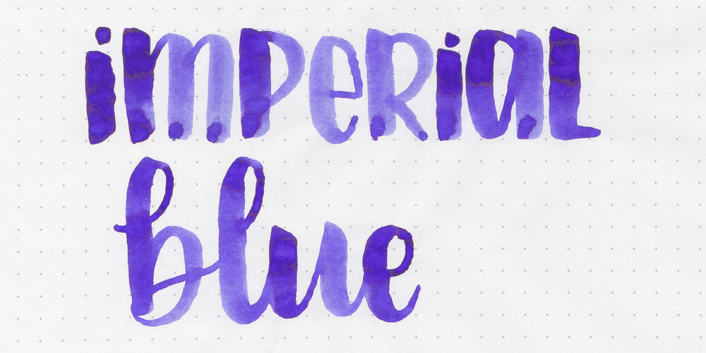 Ink Review #1133: Diamine Imperial Blue — Mountain of Ink