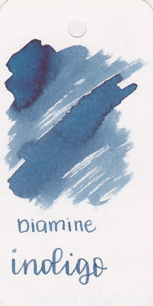 Ink Review #1135: Diamine Indigo — Mountain of Ink