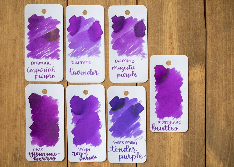 Ink Review #1146: Diamine Majestic Purple — Mountain of Ink