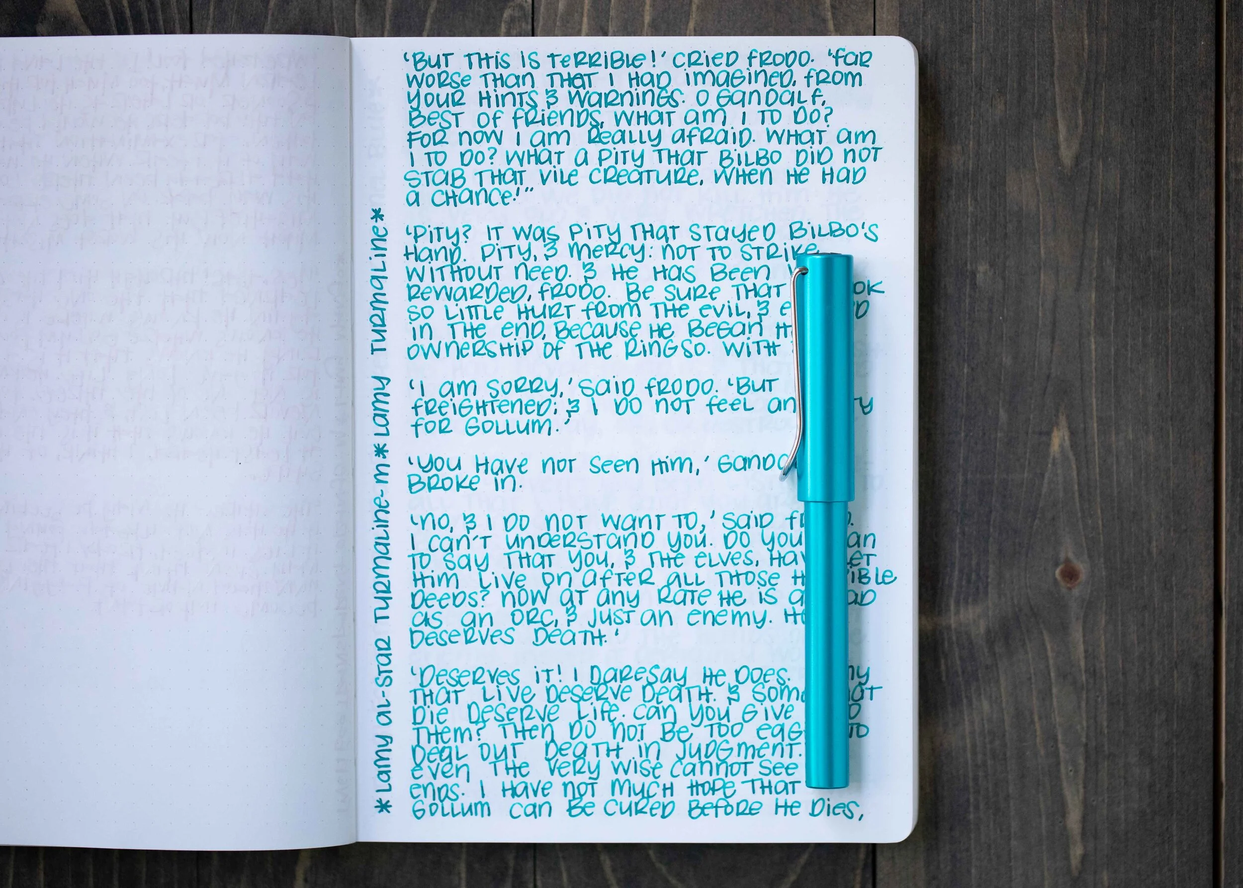 Ink Review #1147: Lamy Turmaline — Mountain of Ink