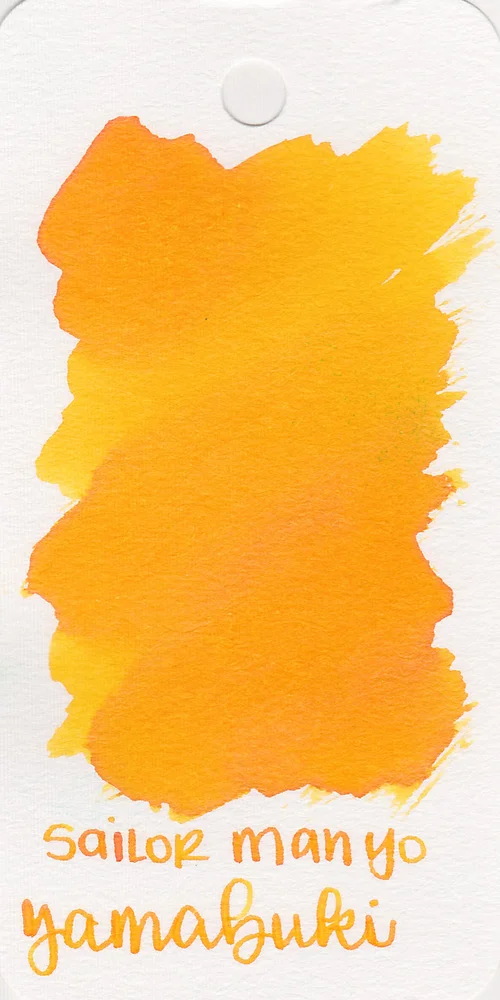 Ink Review #1148: Sailor Manyo Yamabuki — Mountain of Ink