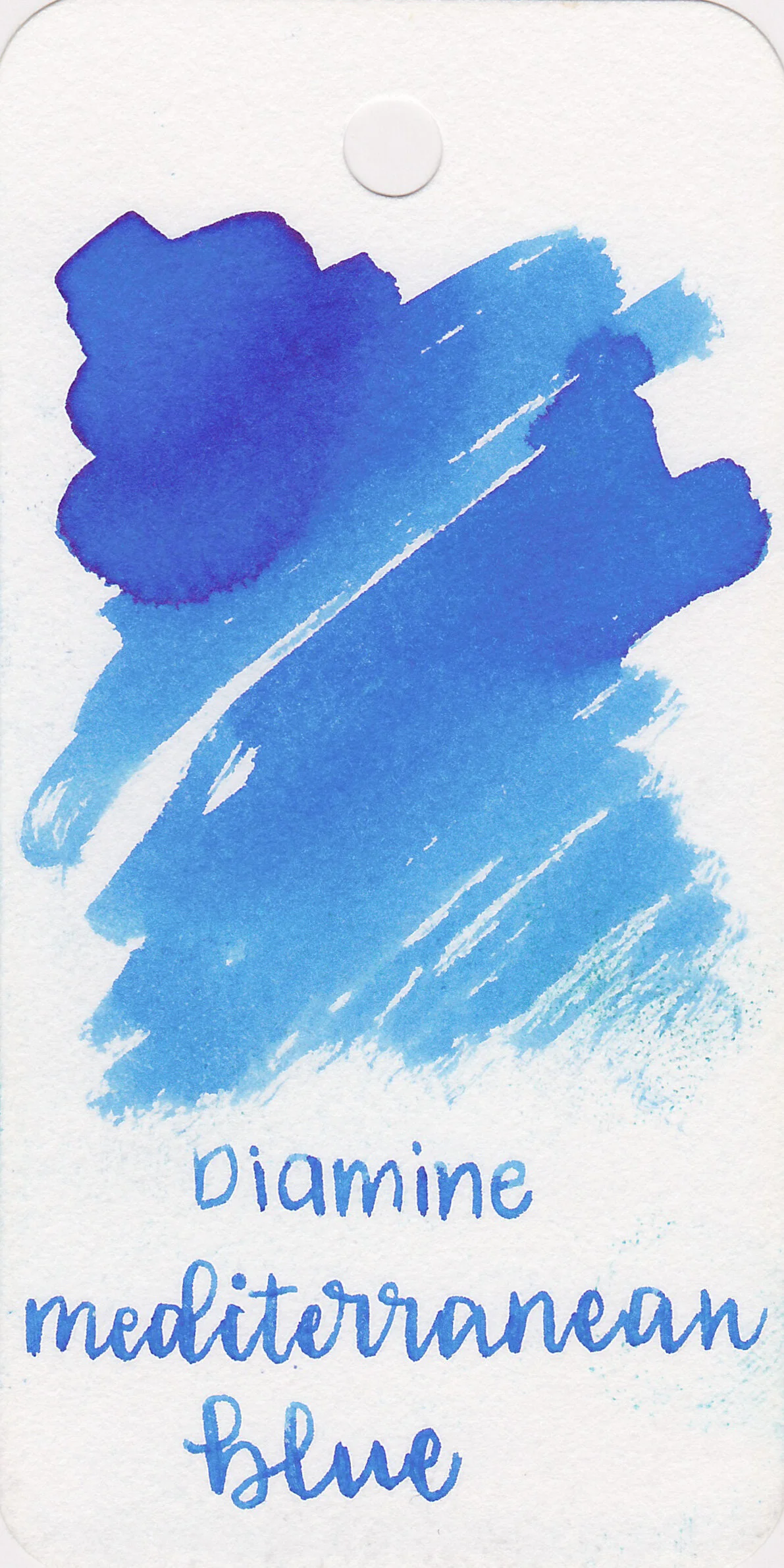 Ink Review #1163: Diamine Mediterranean Blue — Mountain of Ink