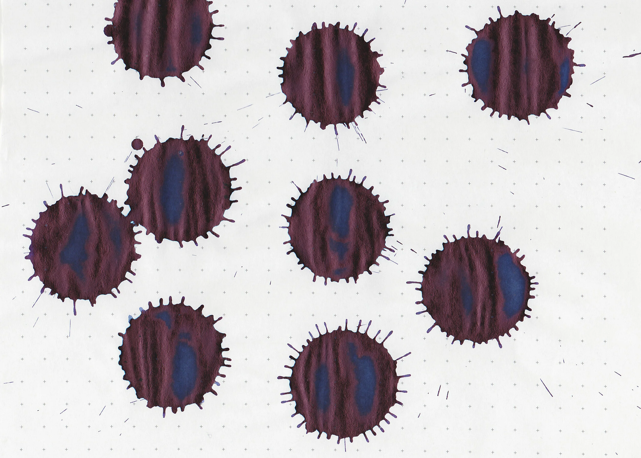 Ink Review #1167: Diamine Midnight — Mountain of Ink