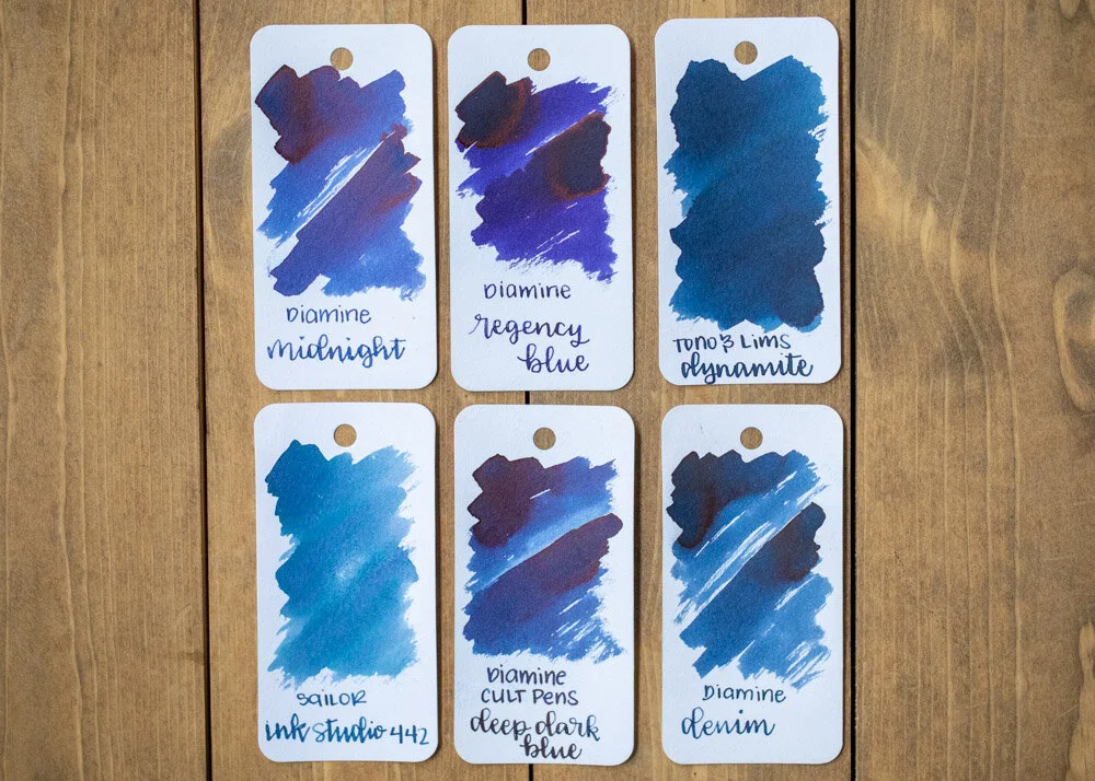 Ink Review #1167: Diamine Midnight — Mountain of Ink