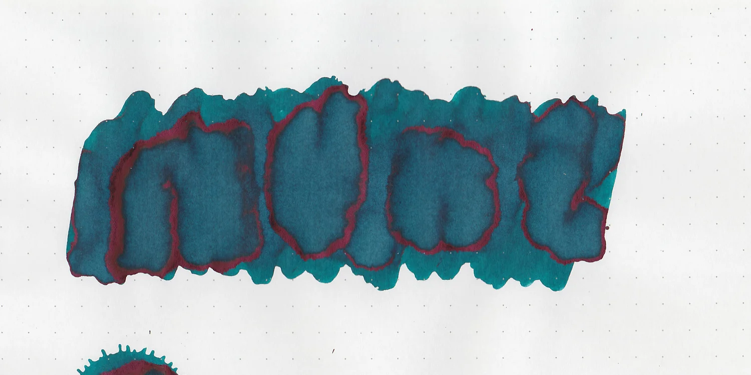 Ink Review #1169: Troublemaker Opon Channel Blue — Mountain of Ink