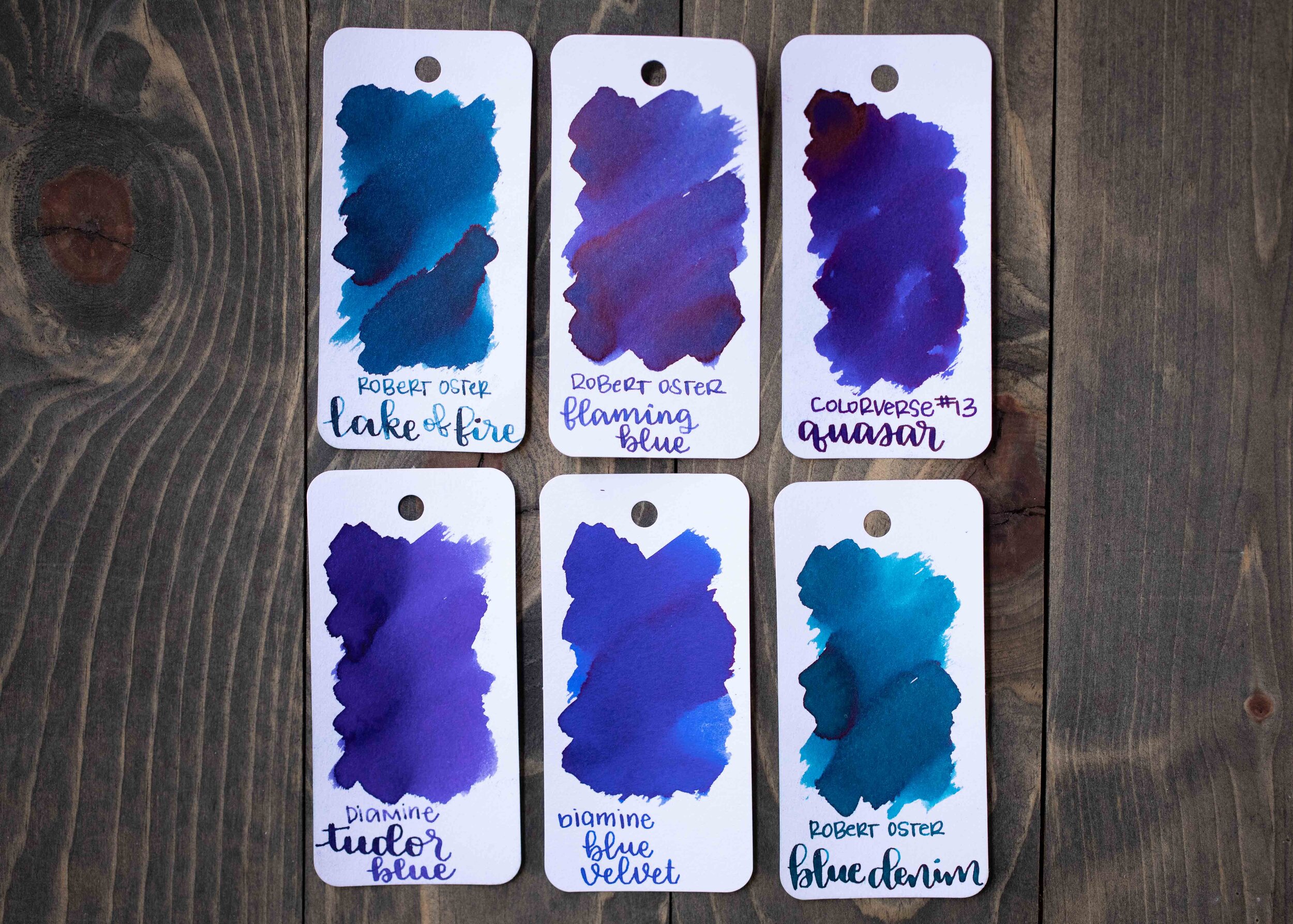 Ink Review #1221: Robert Oster Flaming Blue — Mountain of Ink