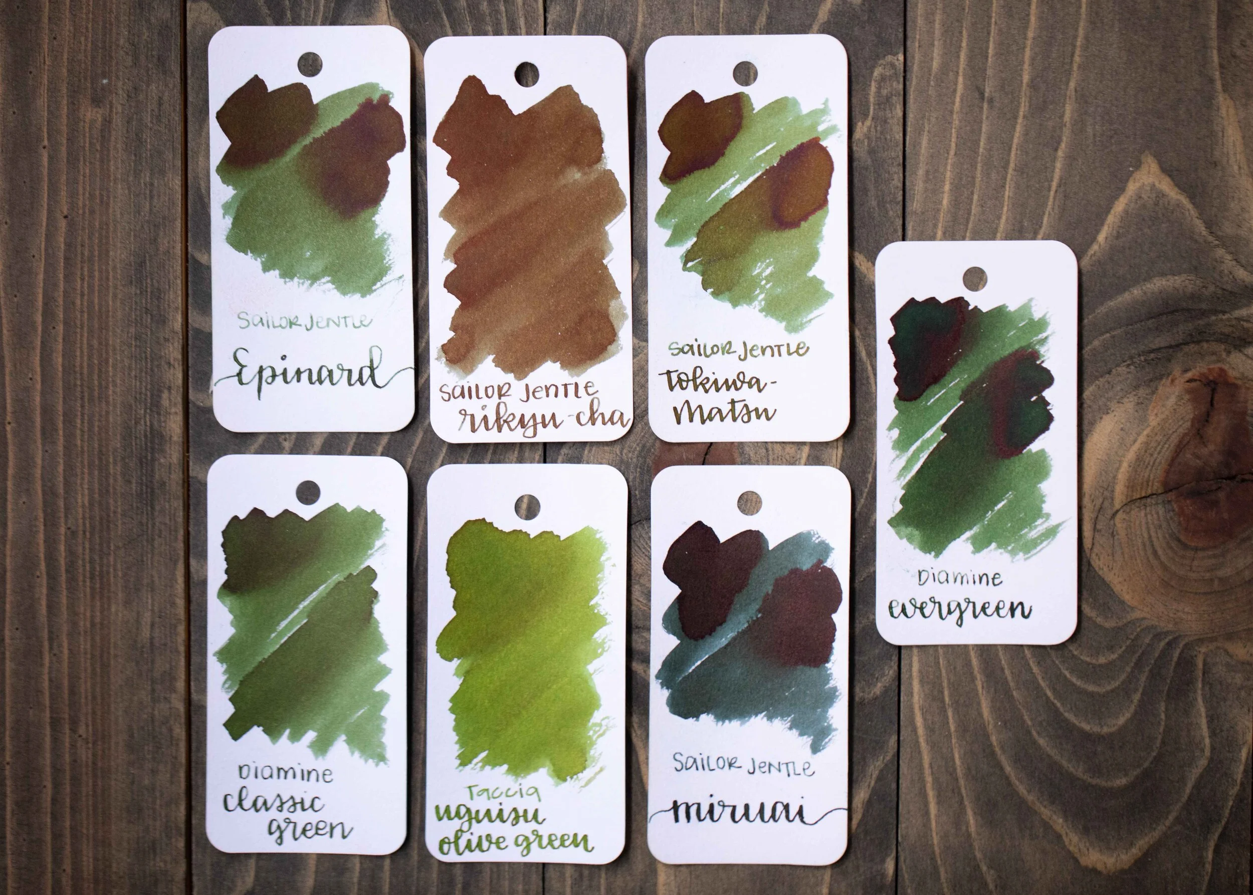 Ink Review #1225: Sailor Jentle Rikyu-cha — Mountain of Ink