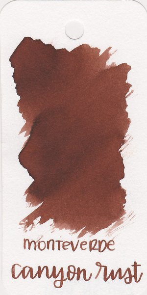 Ink Review #1228: Monteverde Canyon Rust — Mountain of Ink