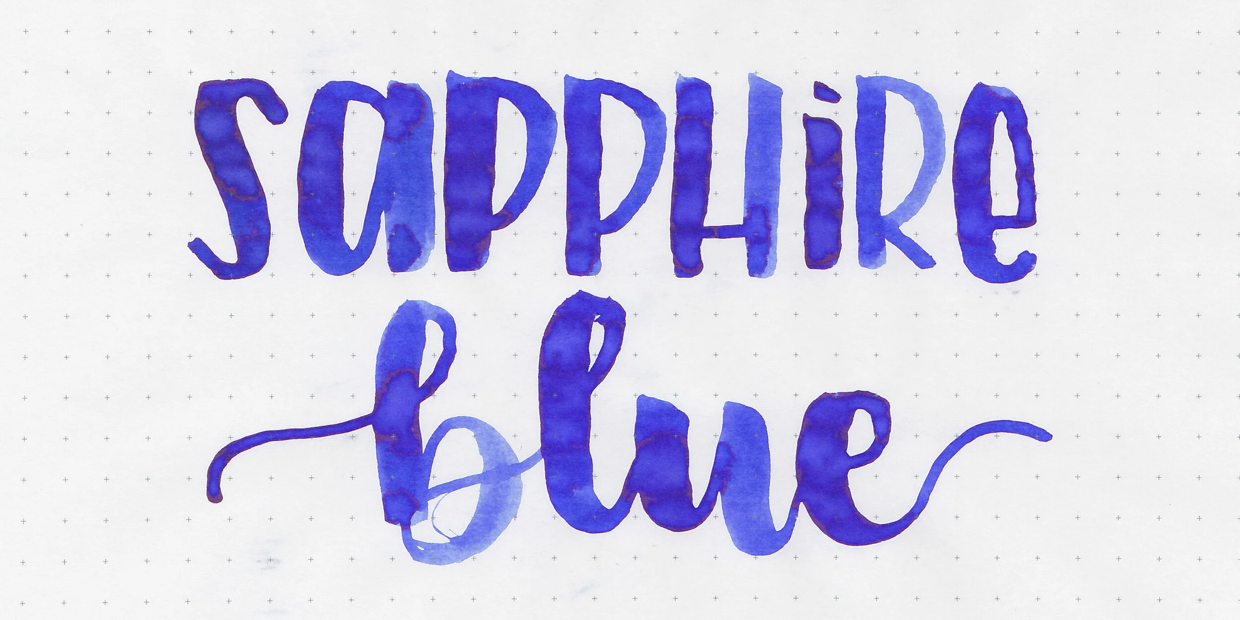 Ink Review #1229: Diamine Sapphire Blue — Mountain of Ink