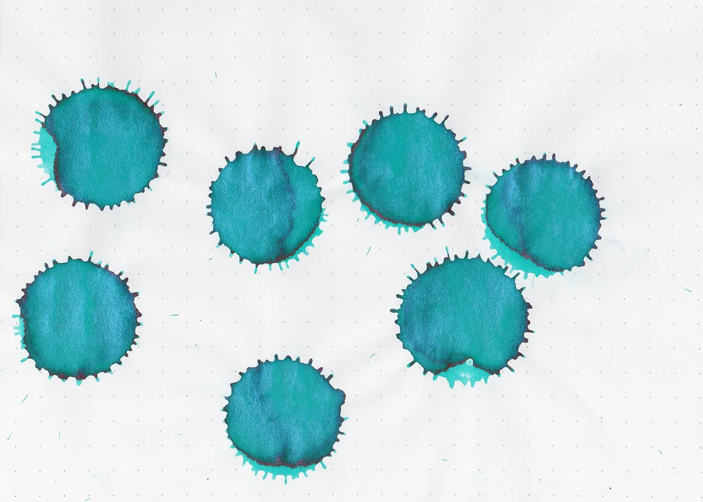 Ink Review #902 Redux: Diamine Blue Peppermint — Mountain of Ink