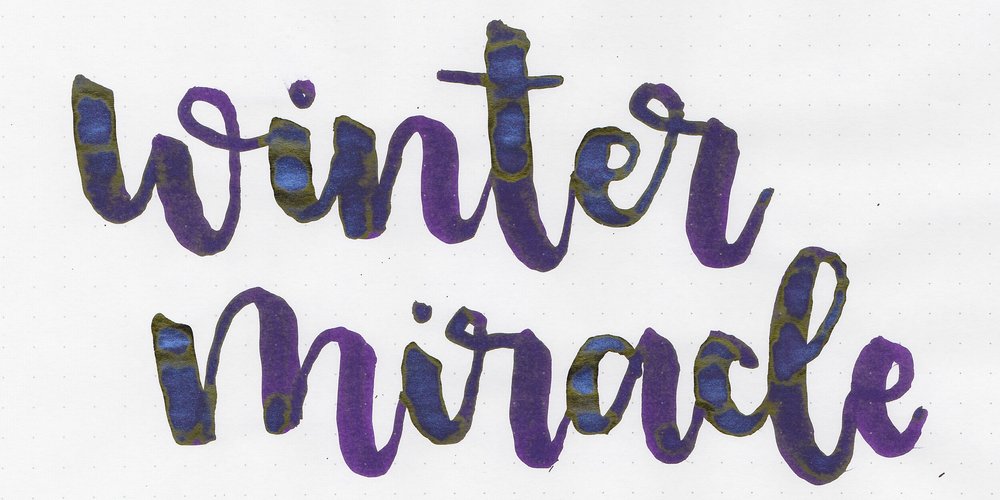 Ink Review #911 Redux: Diamine Winter Miracle — Mountain of Ink