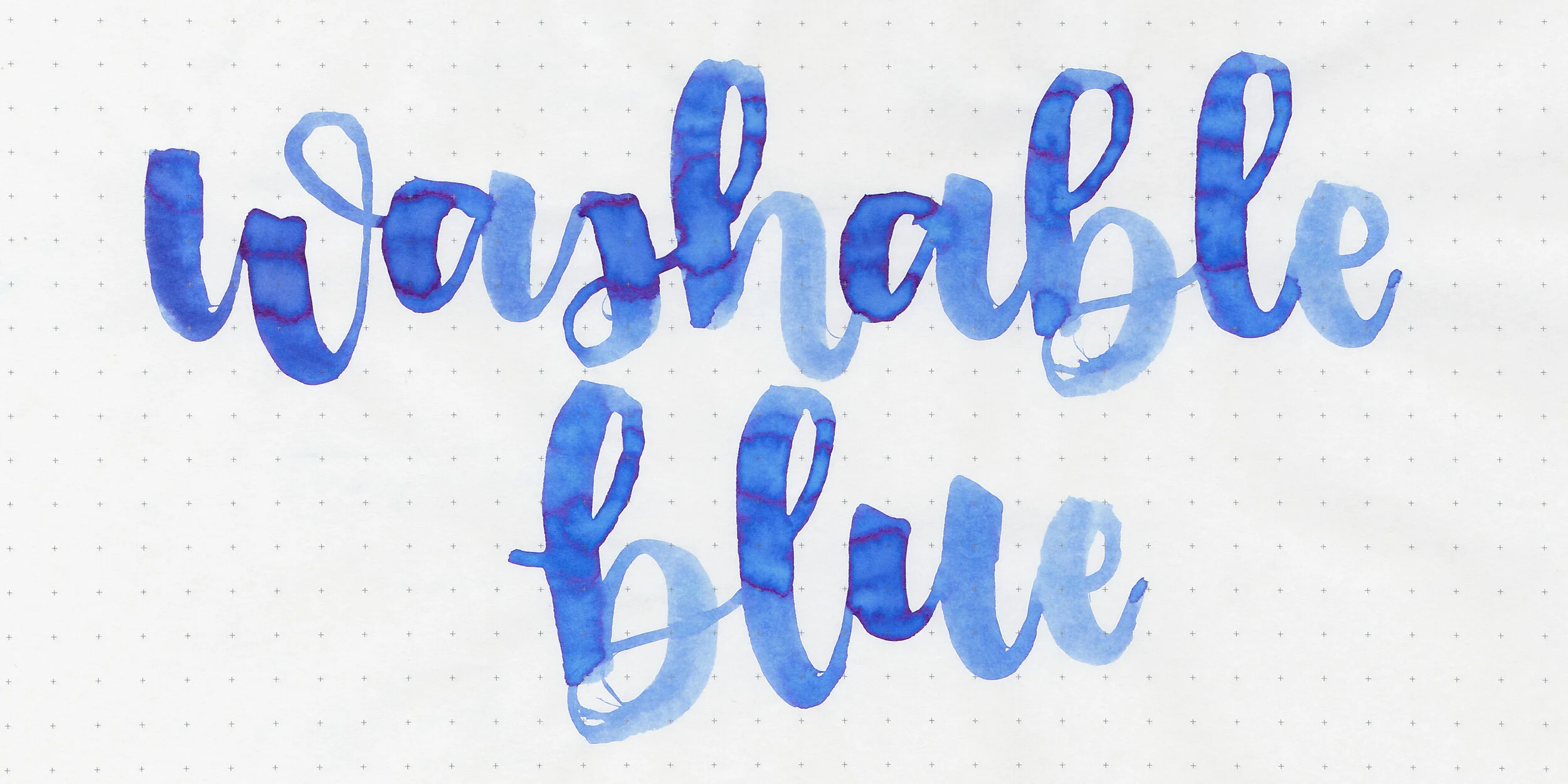 Ink Review #1257: Diamine Washable Blue — Mountain of Ink