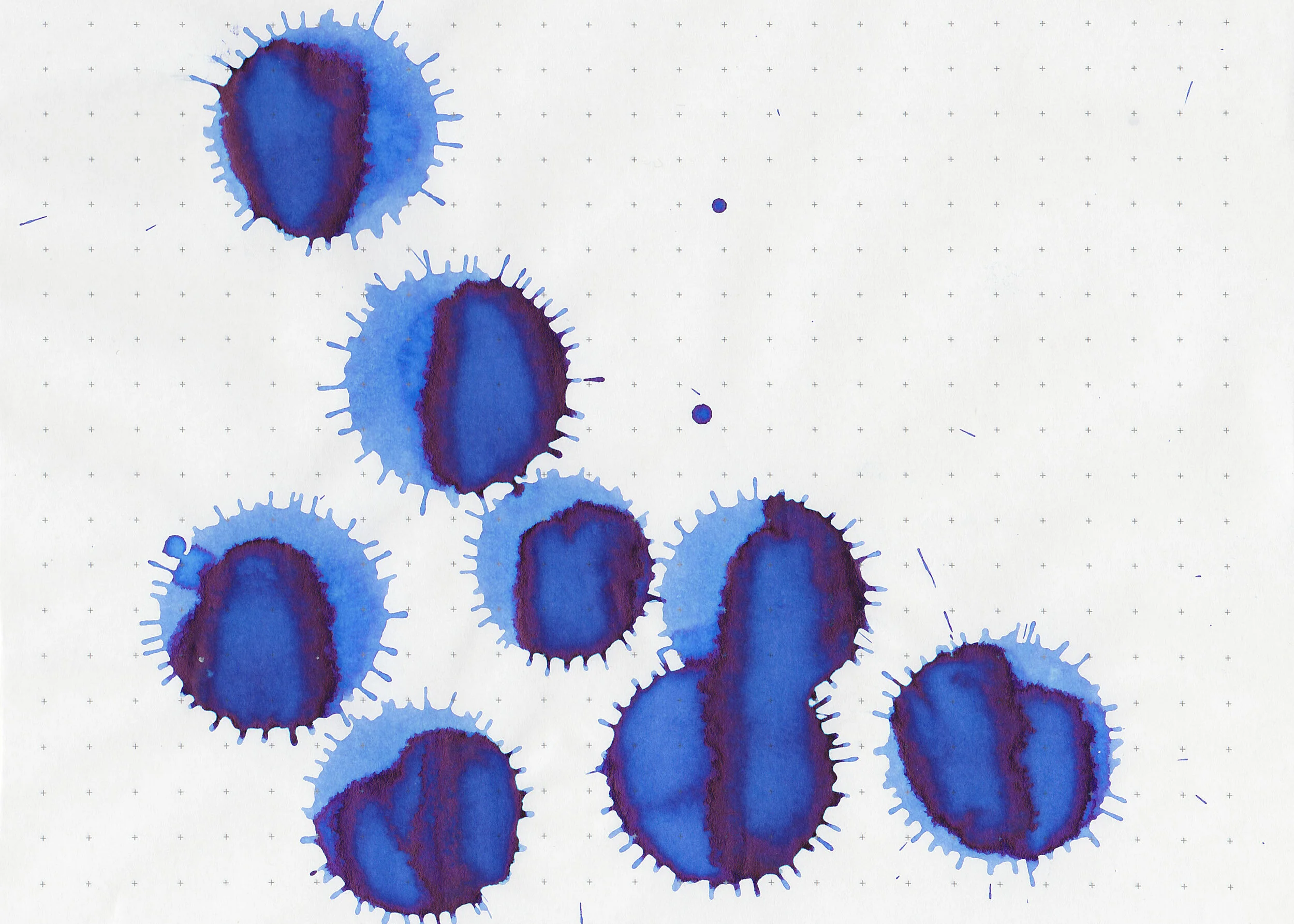 Ink Review #1257: Diamine Washable Blue — Mountain of Ink
