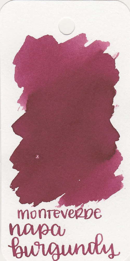 Ink Review #1258: Monteverde Napa Burgundy — Mountain of Ink