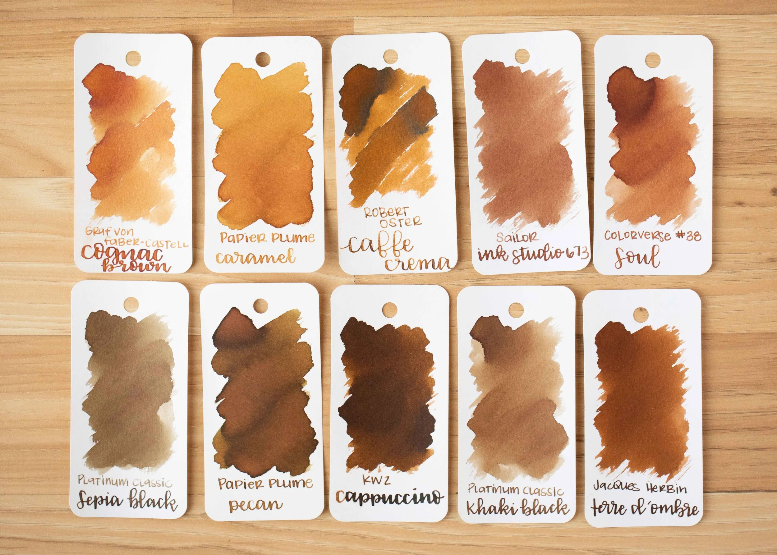 Ink Review #1287: Papier Plume Caramel — Mountain of Ink