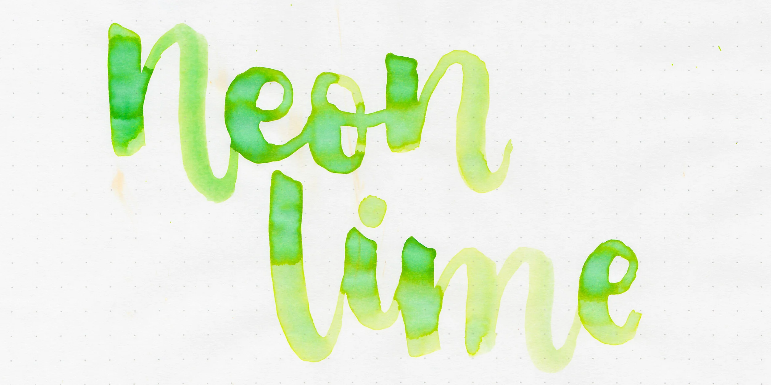 Ink Review #1439: Lamy Neon Lime — Mountain of Ink