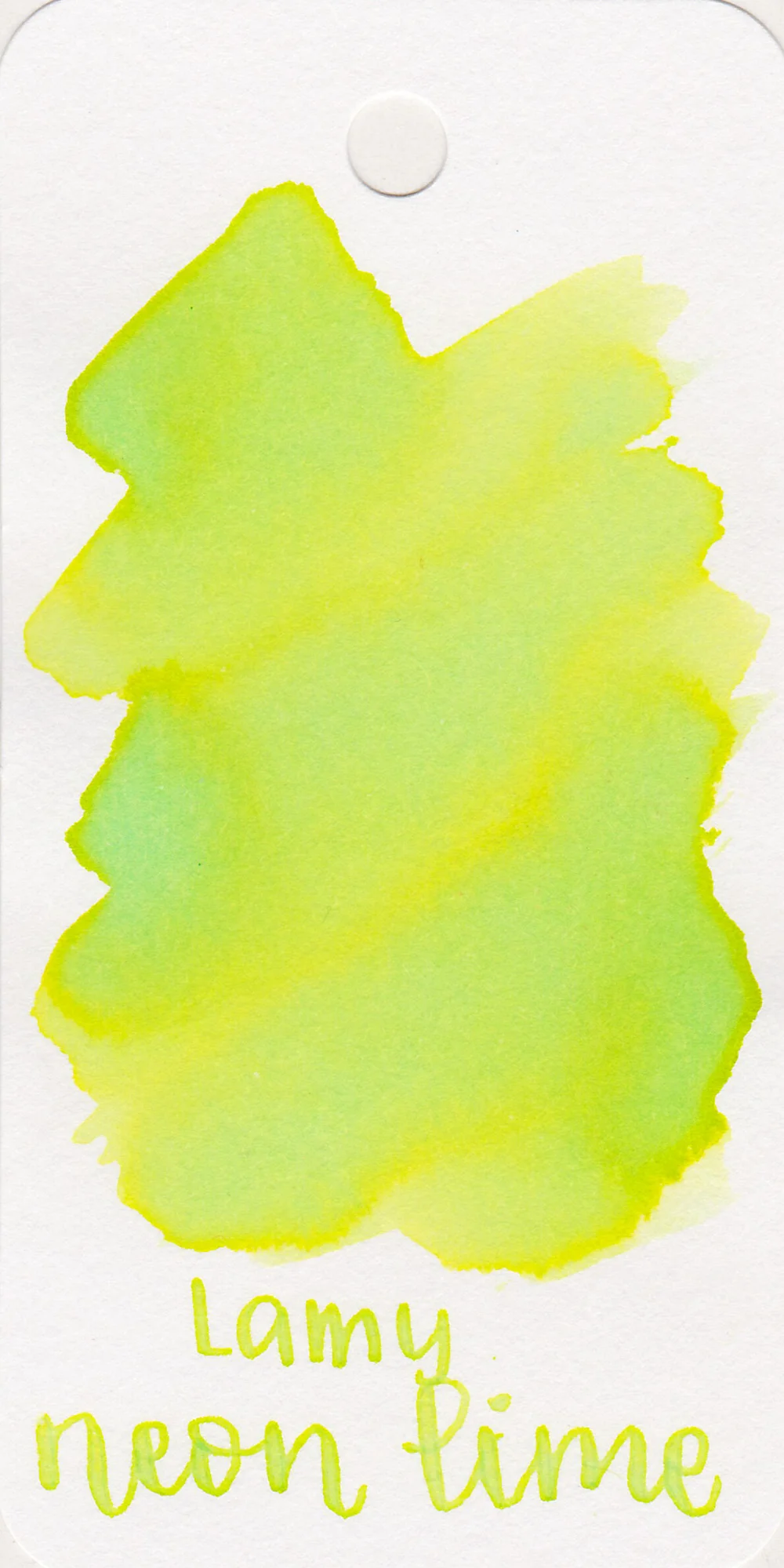 Ink Review #1439: Lamy Neon Lime — Mountain of Ink
