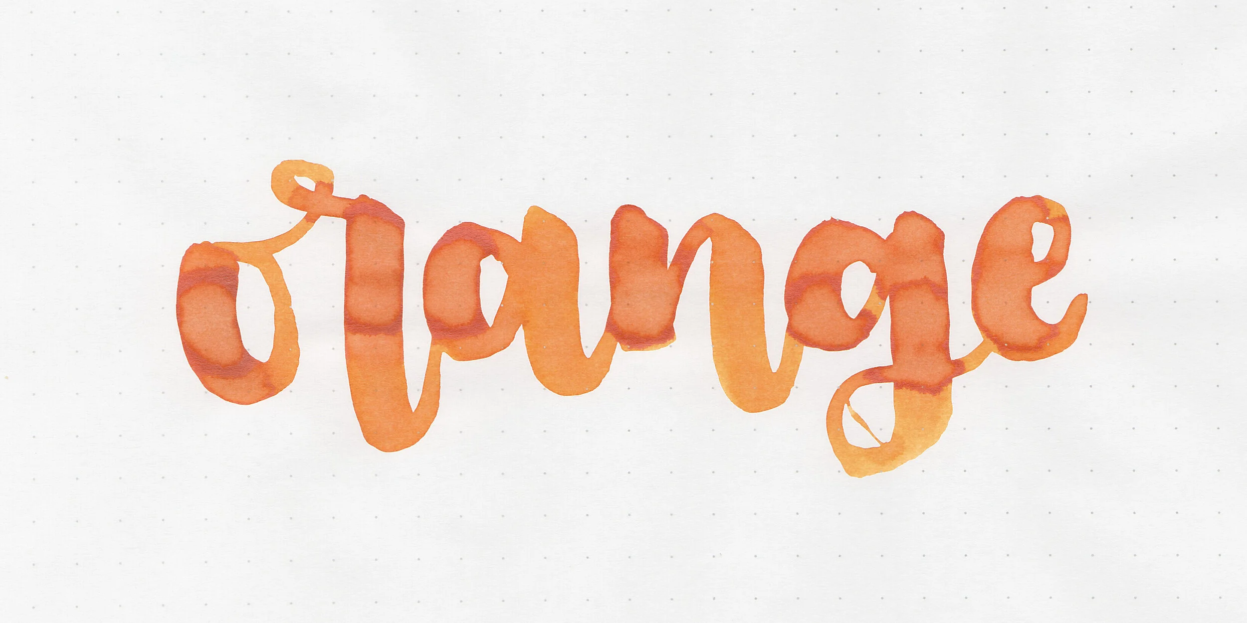 Ink Review #1462: Aurora Orange — Mountain of Ink