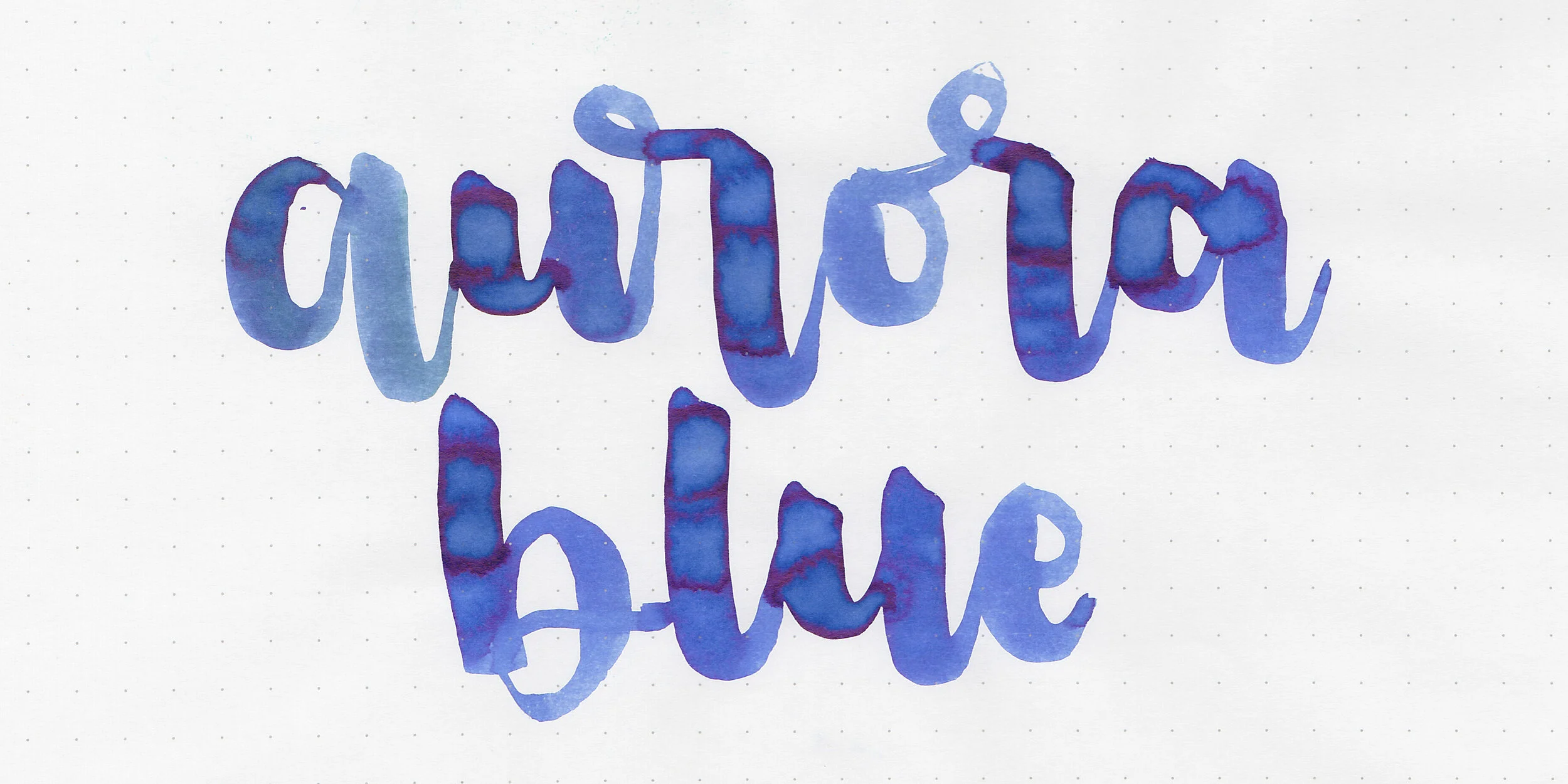 Ink Review #1463: Aurora Blue — Mountain of Ink