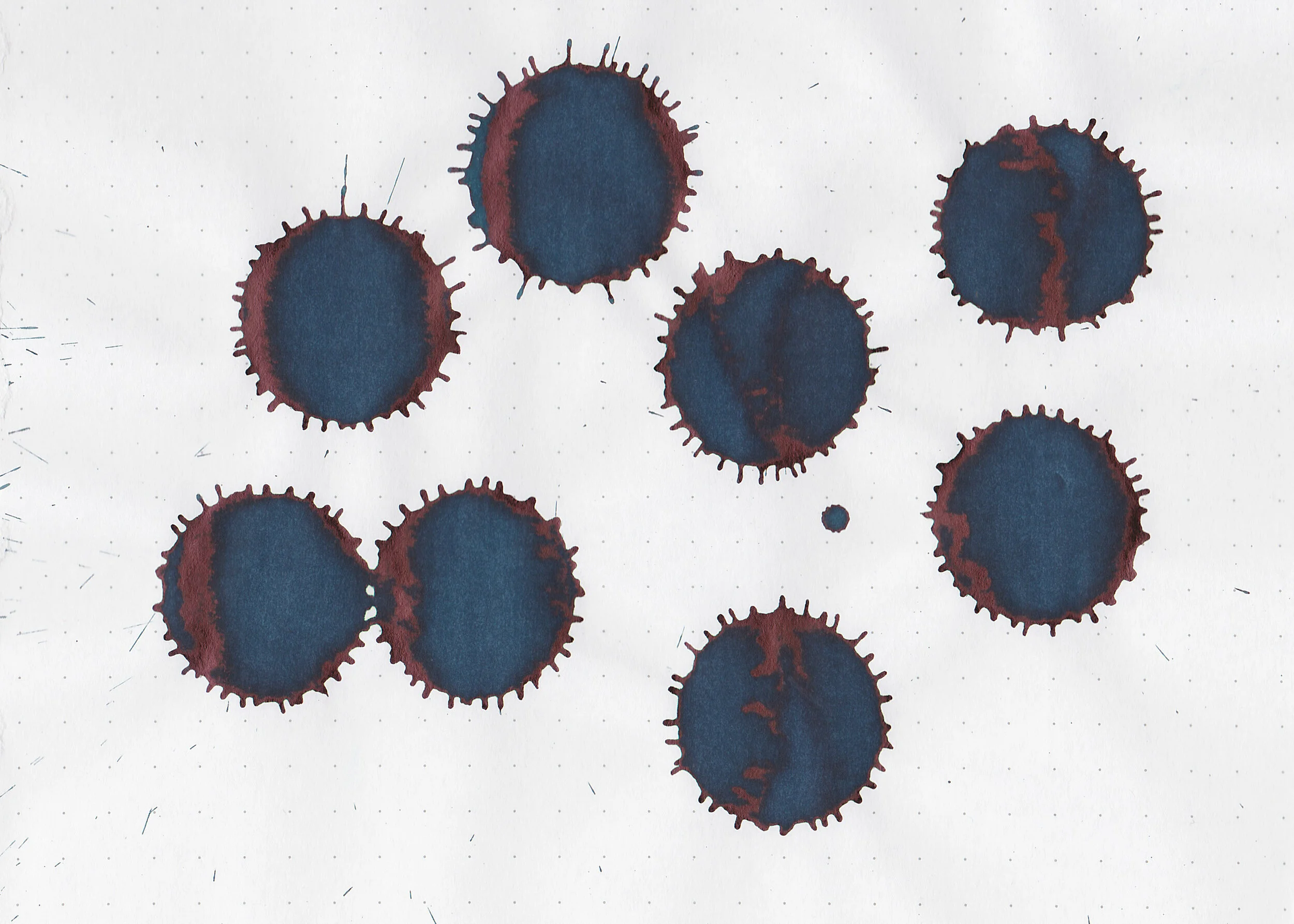 Ink Review #1469: Kobe 44 Sumaura Seaside Blue — Mountain of Ink