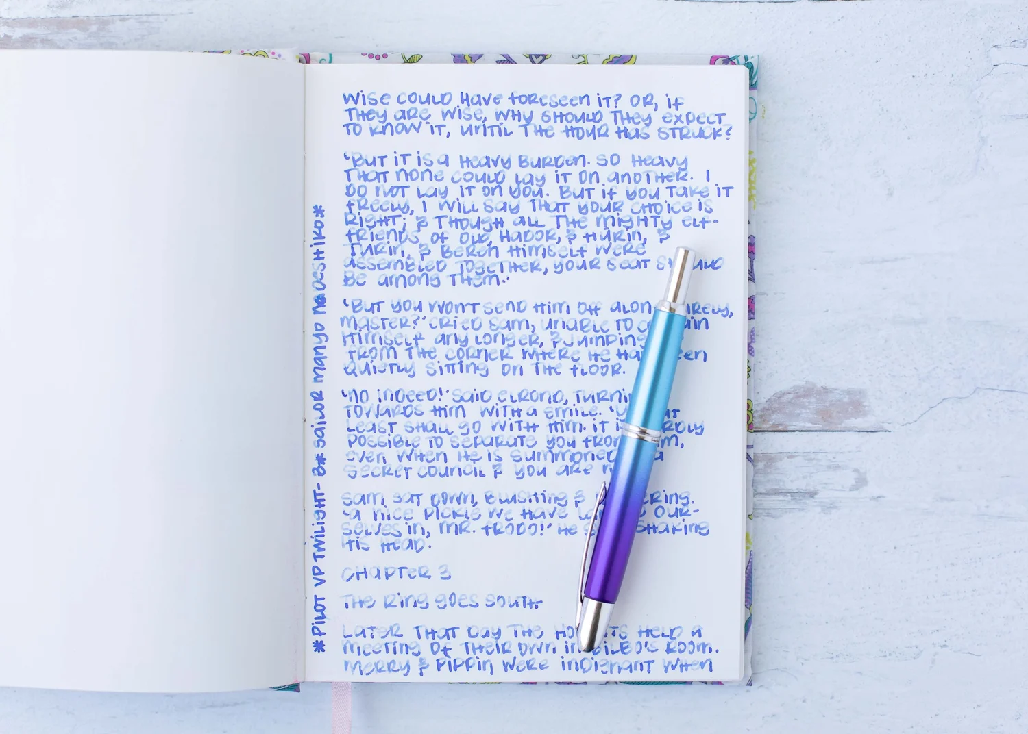 Pebble Stationery Cosmo Air Light x Liberty London — Mountain of Ink