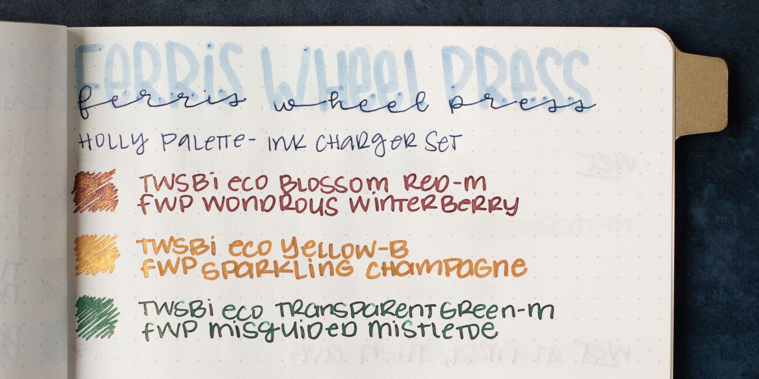 Ferris Wheel Press Holly Charger Set — Mountain of Ink