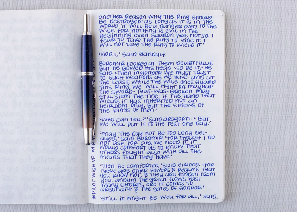 Ink Review #1634: Waterman Serenity Blue — Mountain of Ink