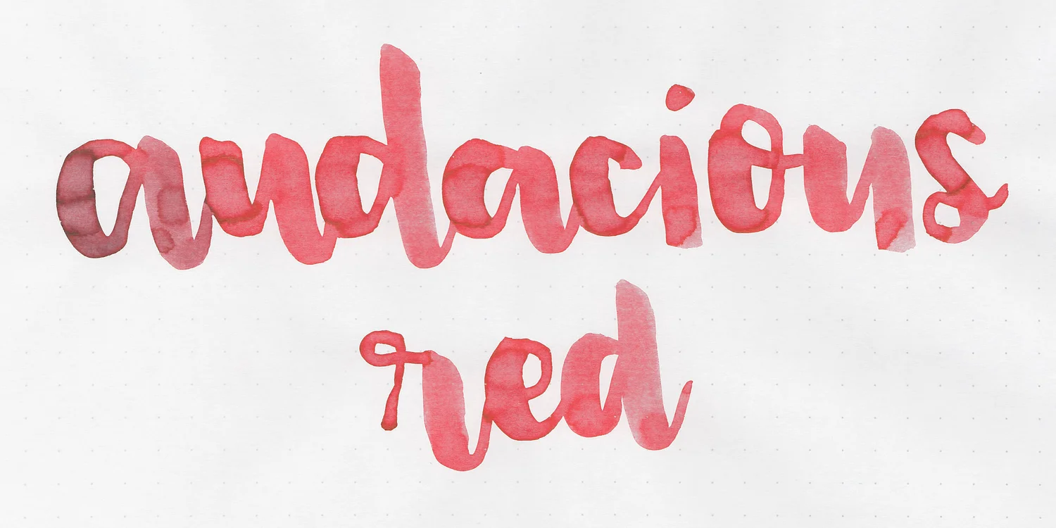 Ink Review #1637: Waterman Audacious Red — Mountain of Ink