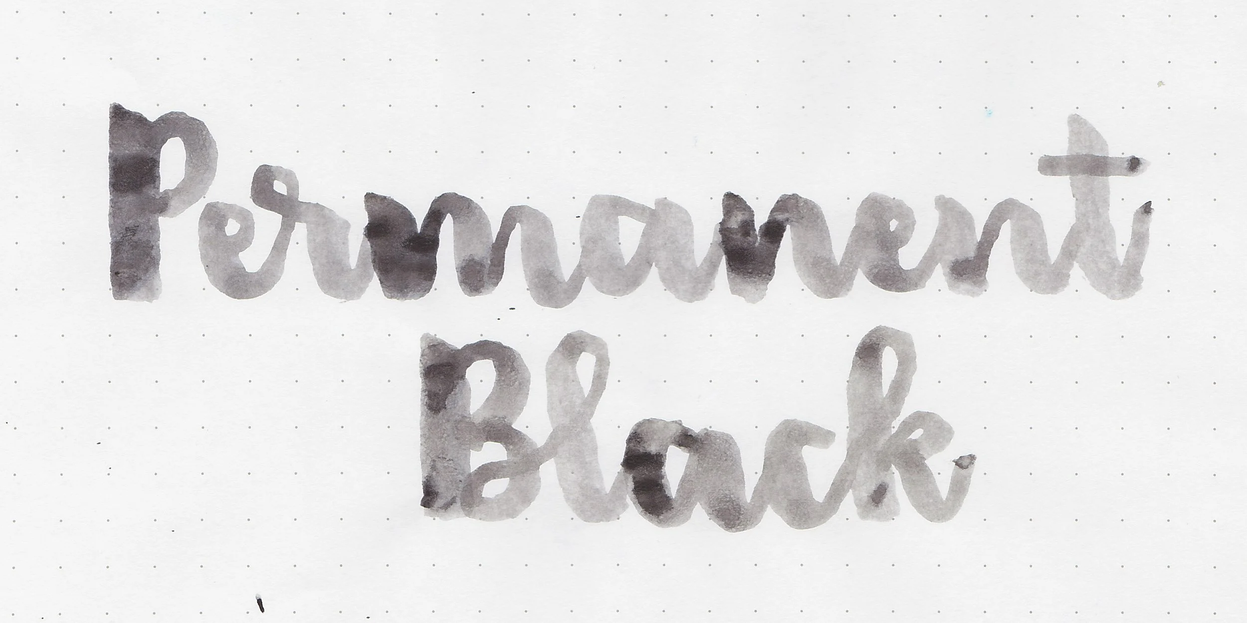 Ink Review #2642: Colorverse Permanent Black — Mountain of Ink