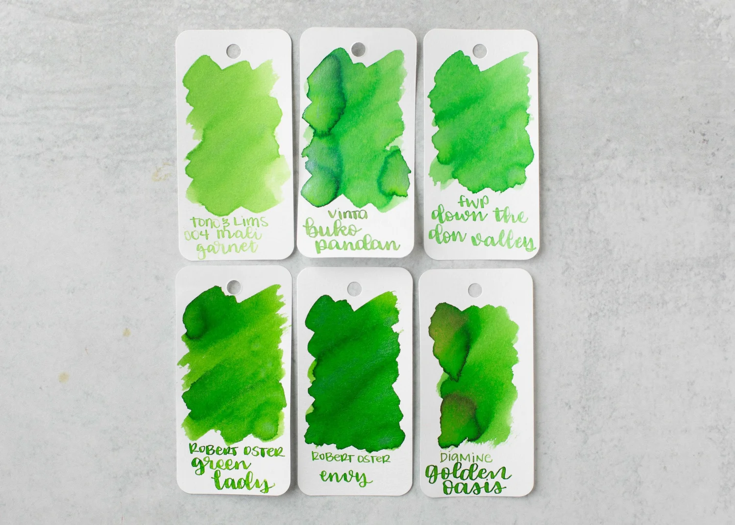 Ink Review #2515: Vinta Yuletide Green - Buko Pandan 1854 — Mountain of Ink