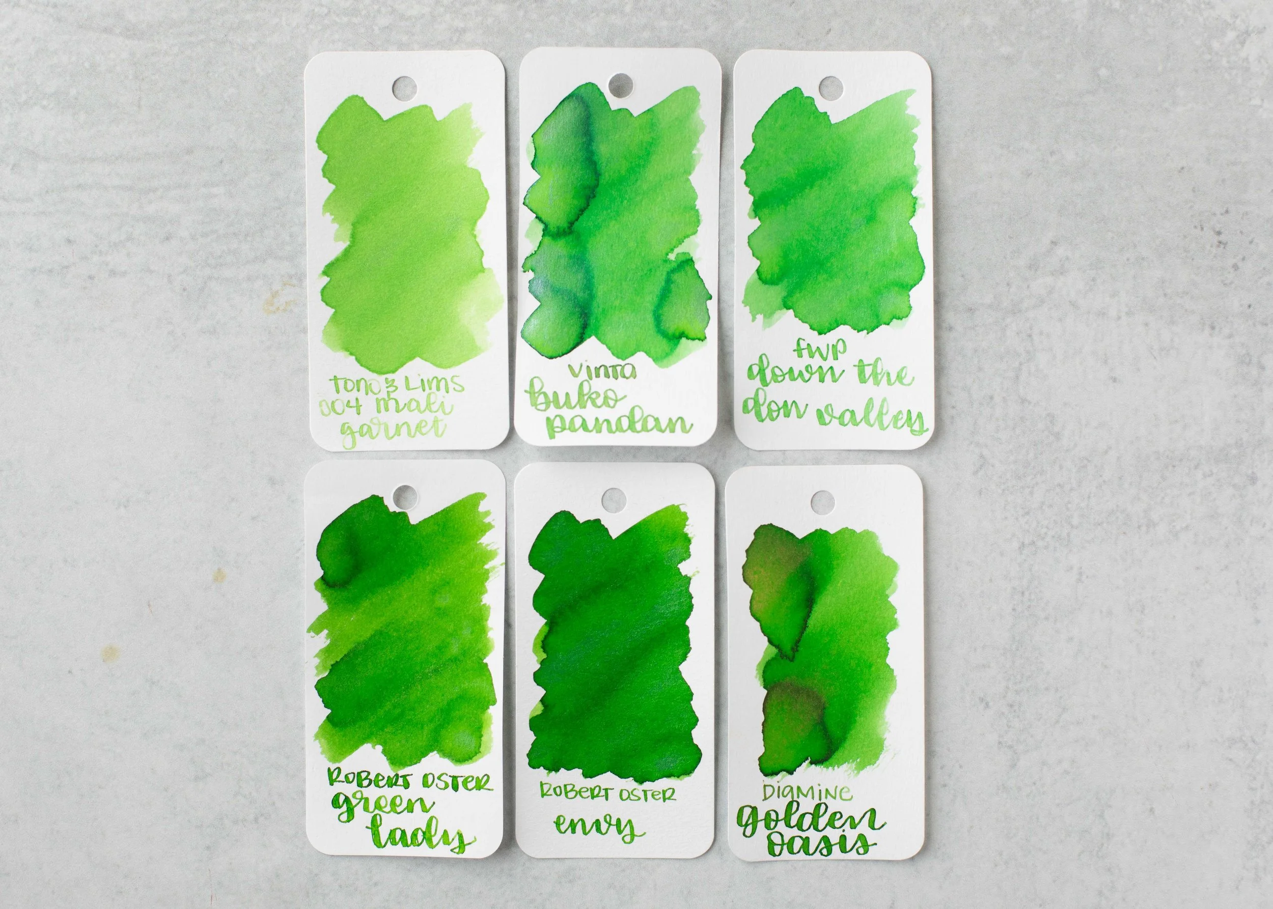 Ink Review #2515: Vinta Yuletide Green - Buko Pandan 1854 — Mountain of Ink