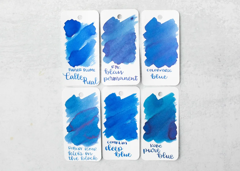 Ink Review #2480: R&K Blau Permanent — Mountain of Ink