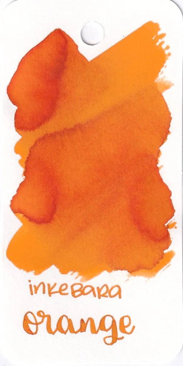 Ink Review #2857: Inkebara Orange — Mountain of Ink