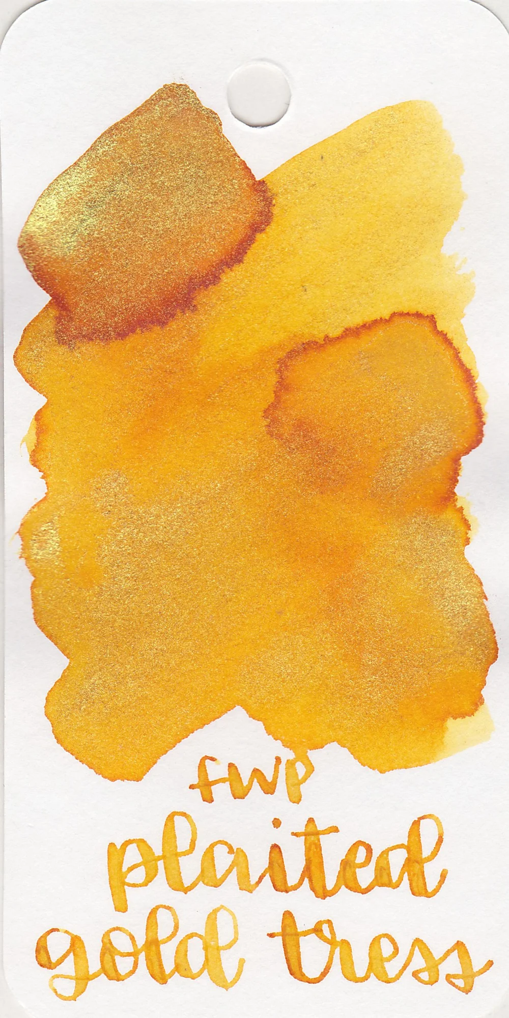 Ink Review #2531: Ferris Wheel Press Plaited Gold Tress — Mountain of Ink