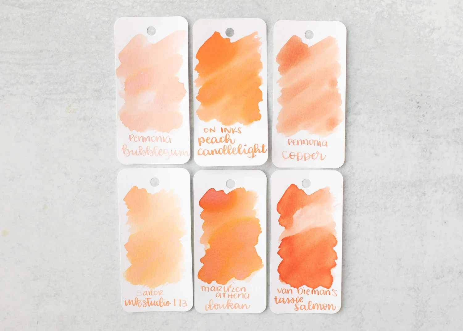 Ink Review #2356: ON Inks Peach Candlelight — Mountain of Ink