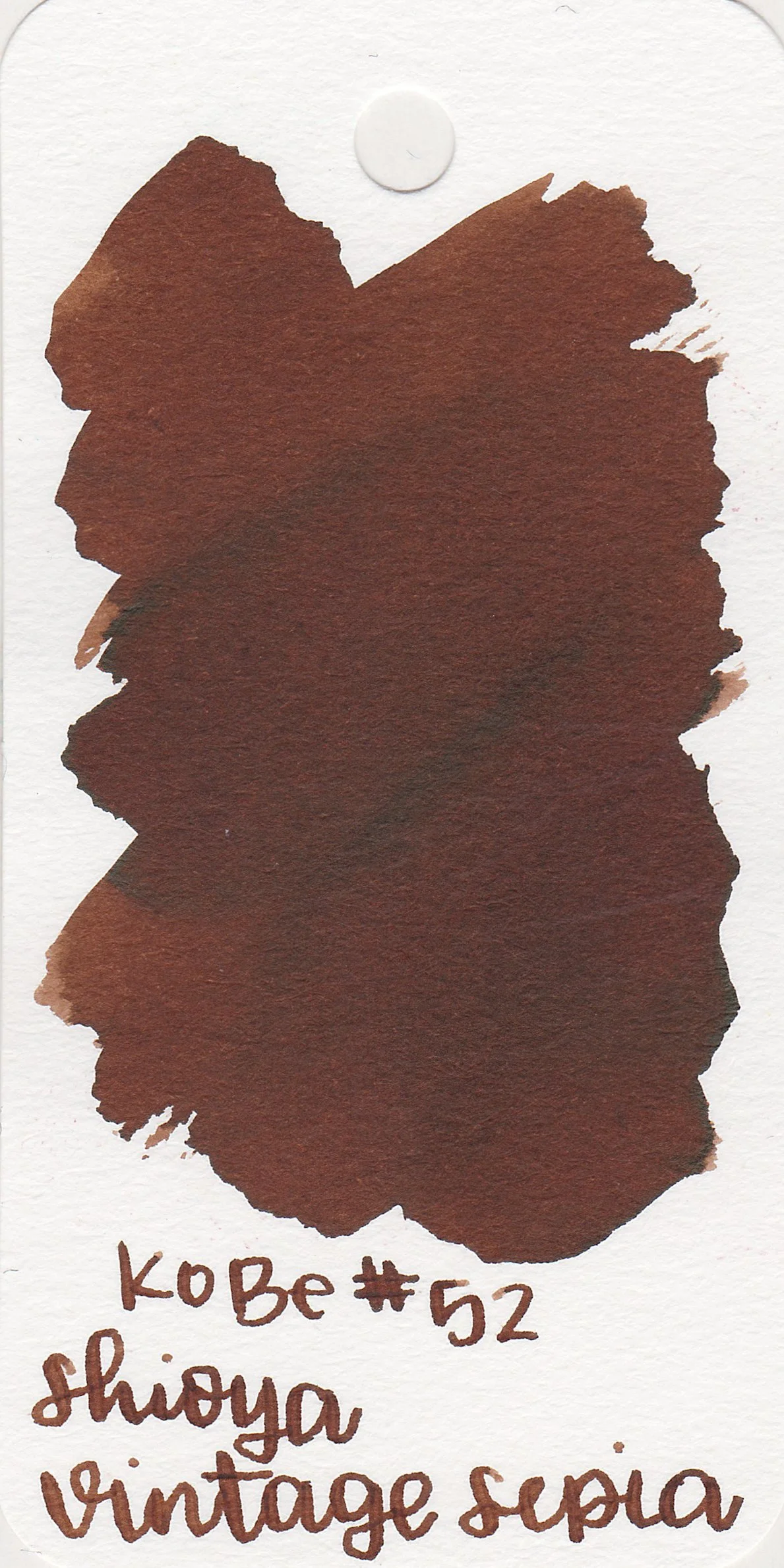 Ink Review #1934: Kobe 52 Shioya Vintage Sepia — Mountain of Ink
