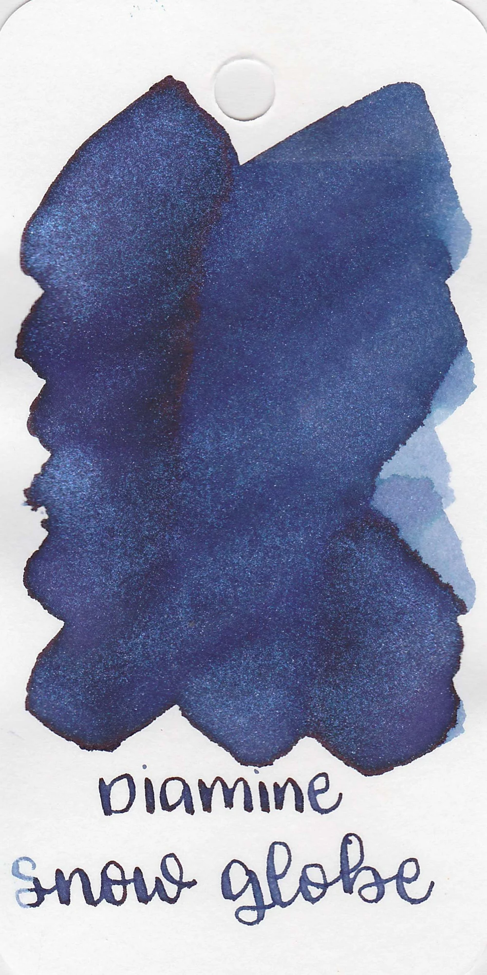Ink Review #2676: Diamine Snow Globe — Mountain of Ink