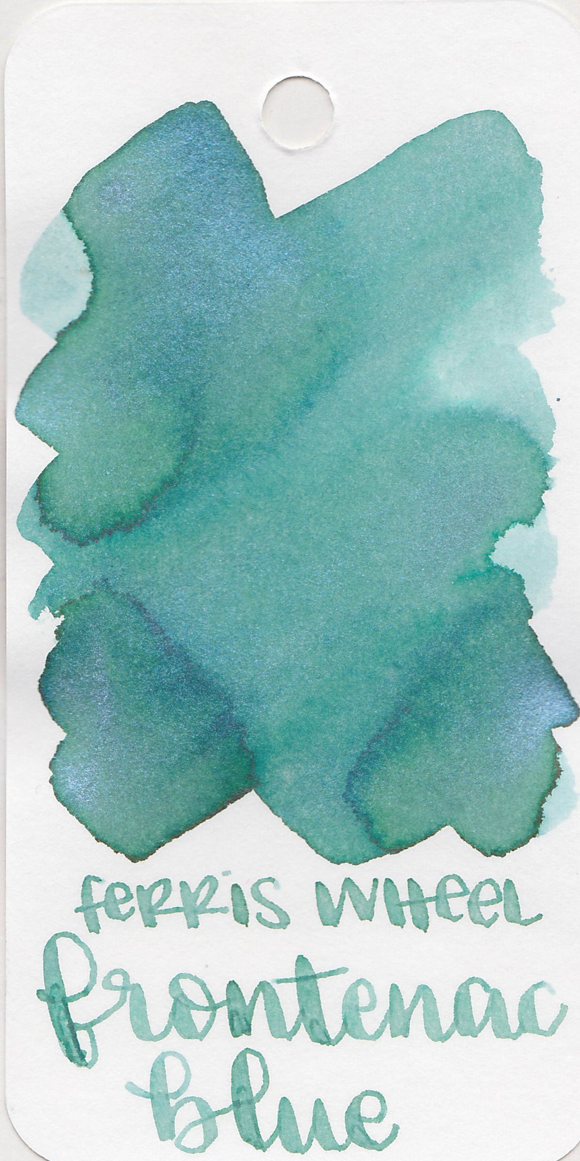 Ink Review #2578: Ferris Wheel Press Frontenac Blue — Mountain of Ink