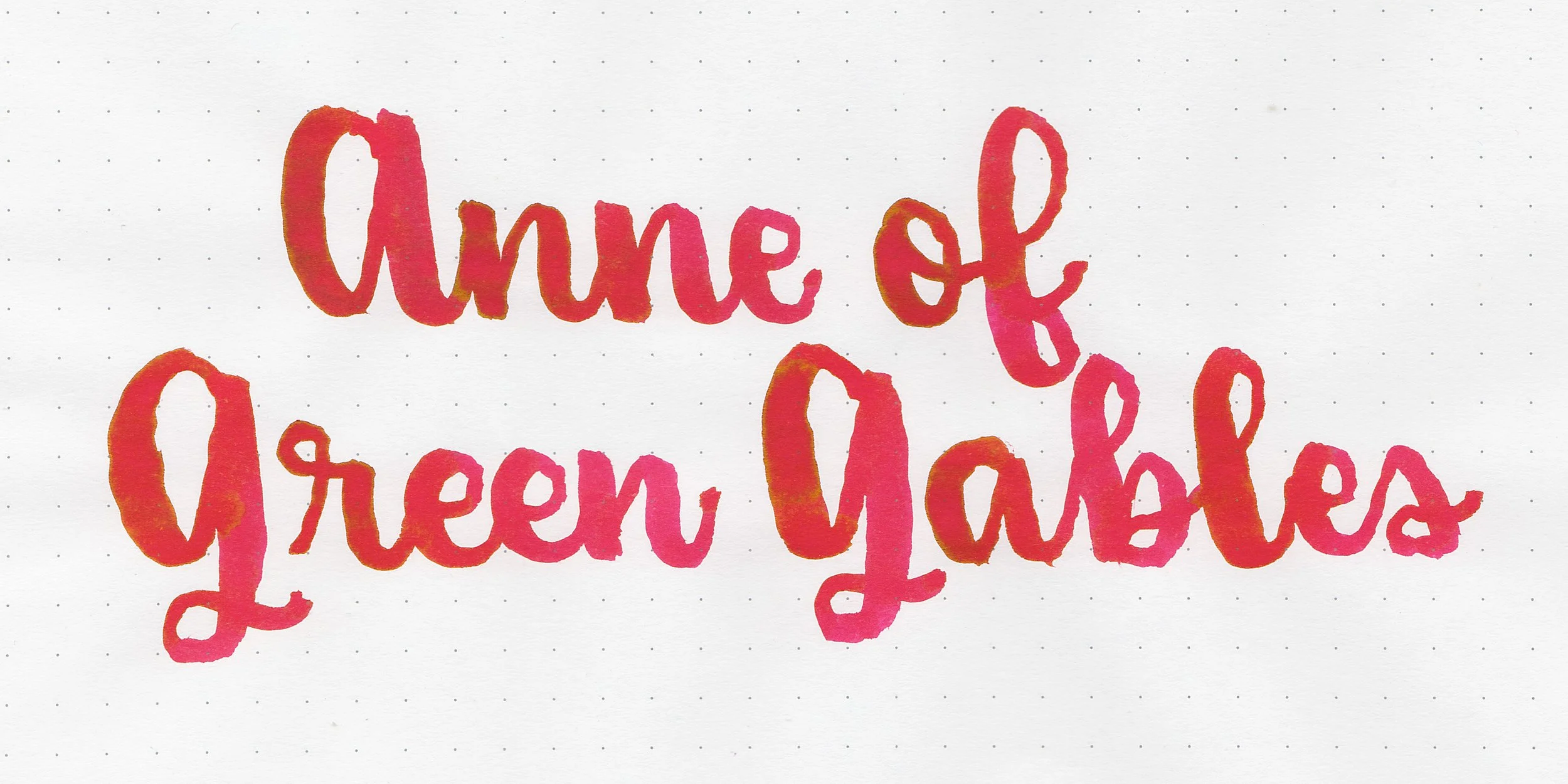 Ink Review #2470: Wearingeul Anne of Green Gables — Mountain of Ink