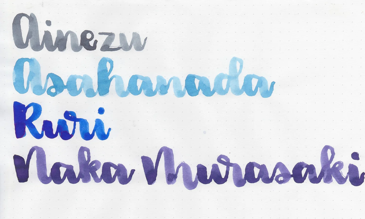 Taccia Hiroshige Inks — Mountain of Ink
