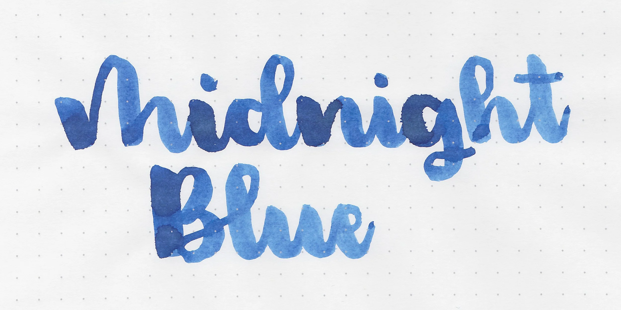 Ink Review #2032: Private Reserve Midnight Blue — Mountain of Ink