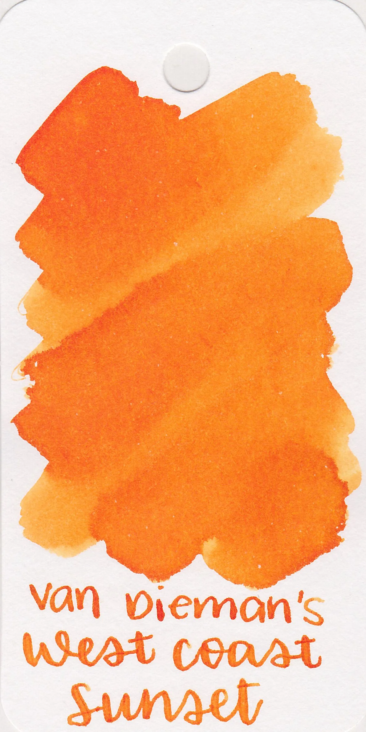 Ink Review #1997: Van Dieman's West Coast Sunset Tangerine — Mountain ...