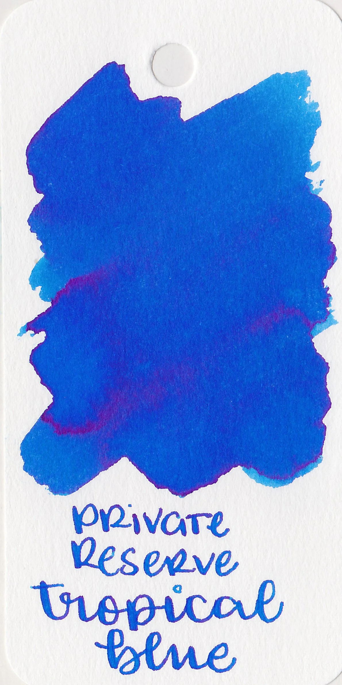Ink Review #2484: Private Reserve Tropical Blue — Mountain of Ink