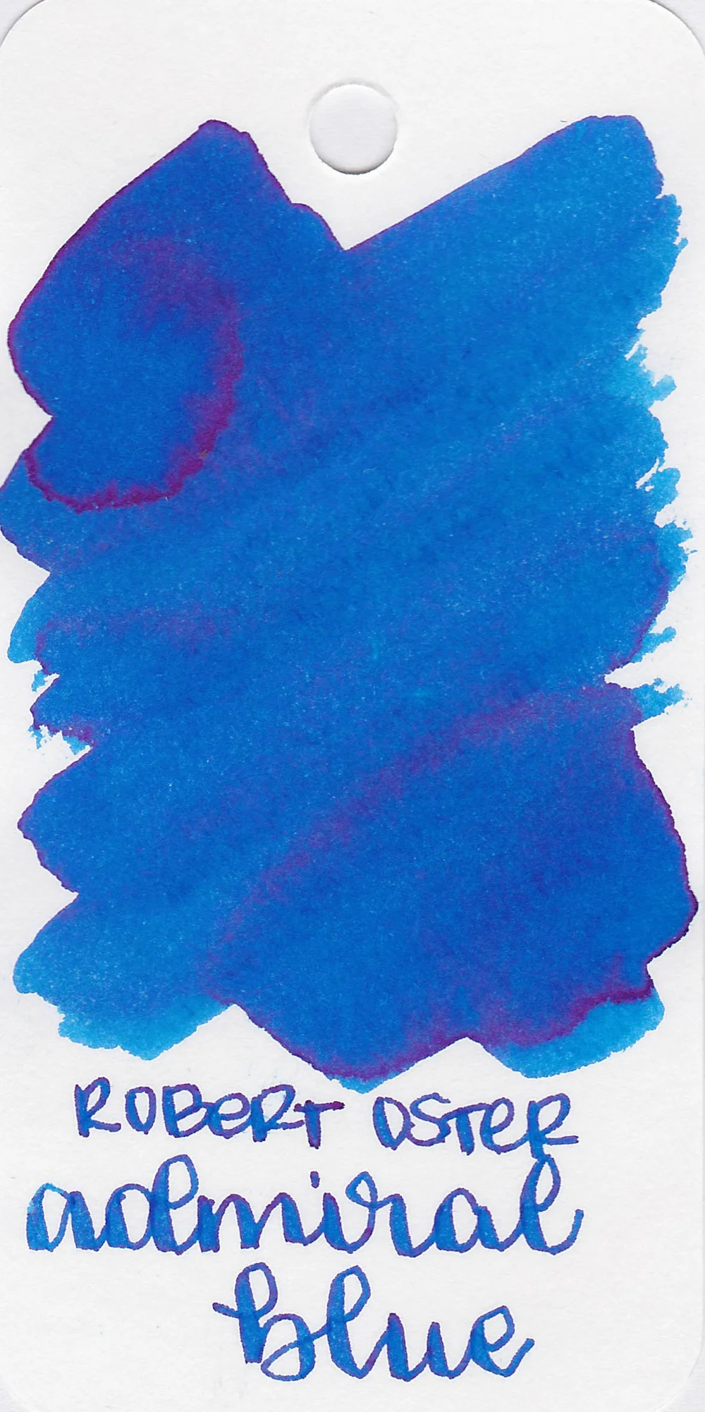 Ink Review #2612: Robert Oster Admiral Blue — Mountain of Ink