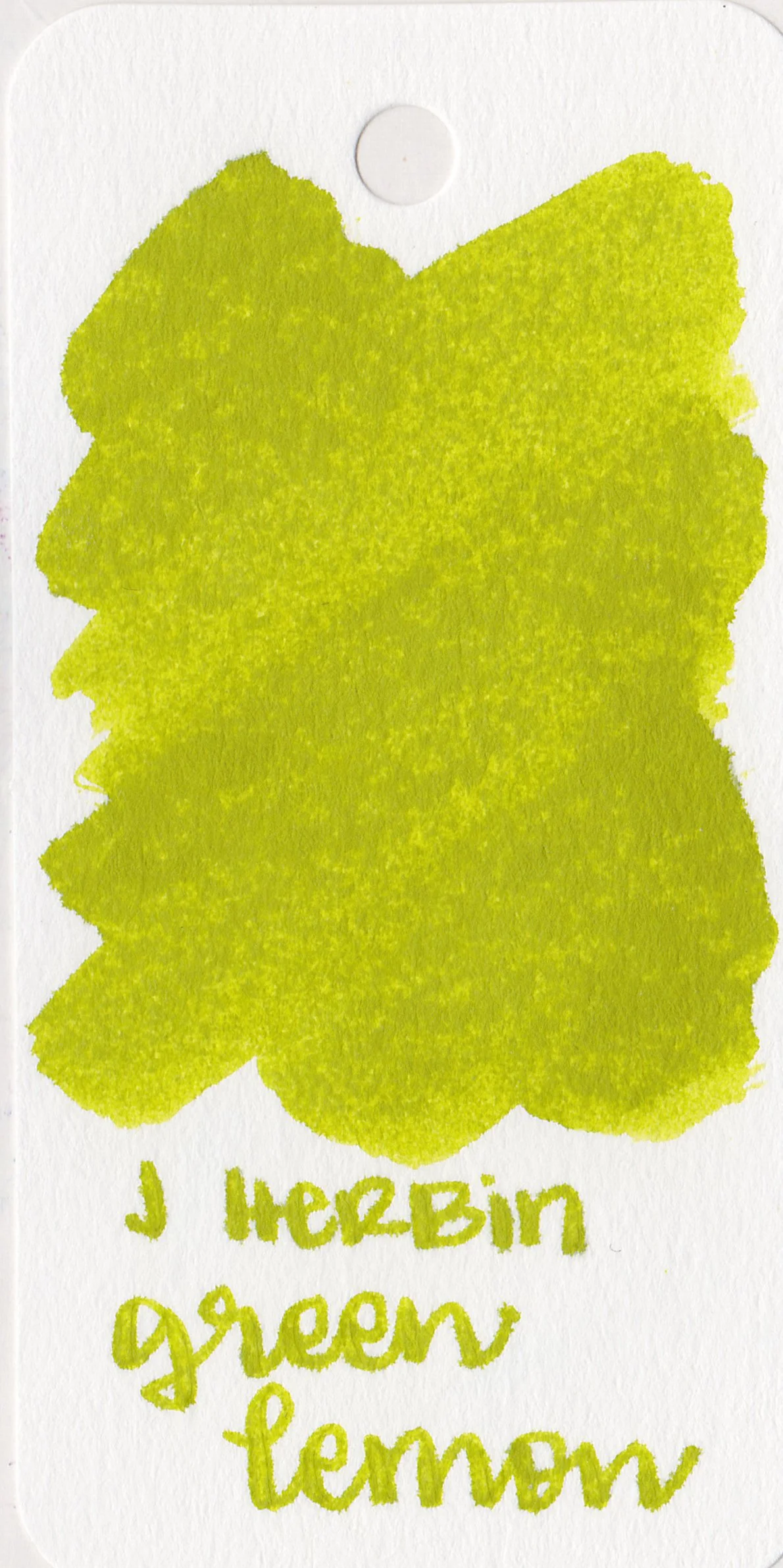 Ink Review #2044: J Herbin Green Lemon — Mountain of Ink