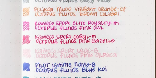 Octopus Fluids Write & Draw Pinks — Mountain of Ink