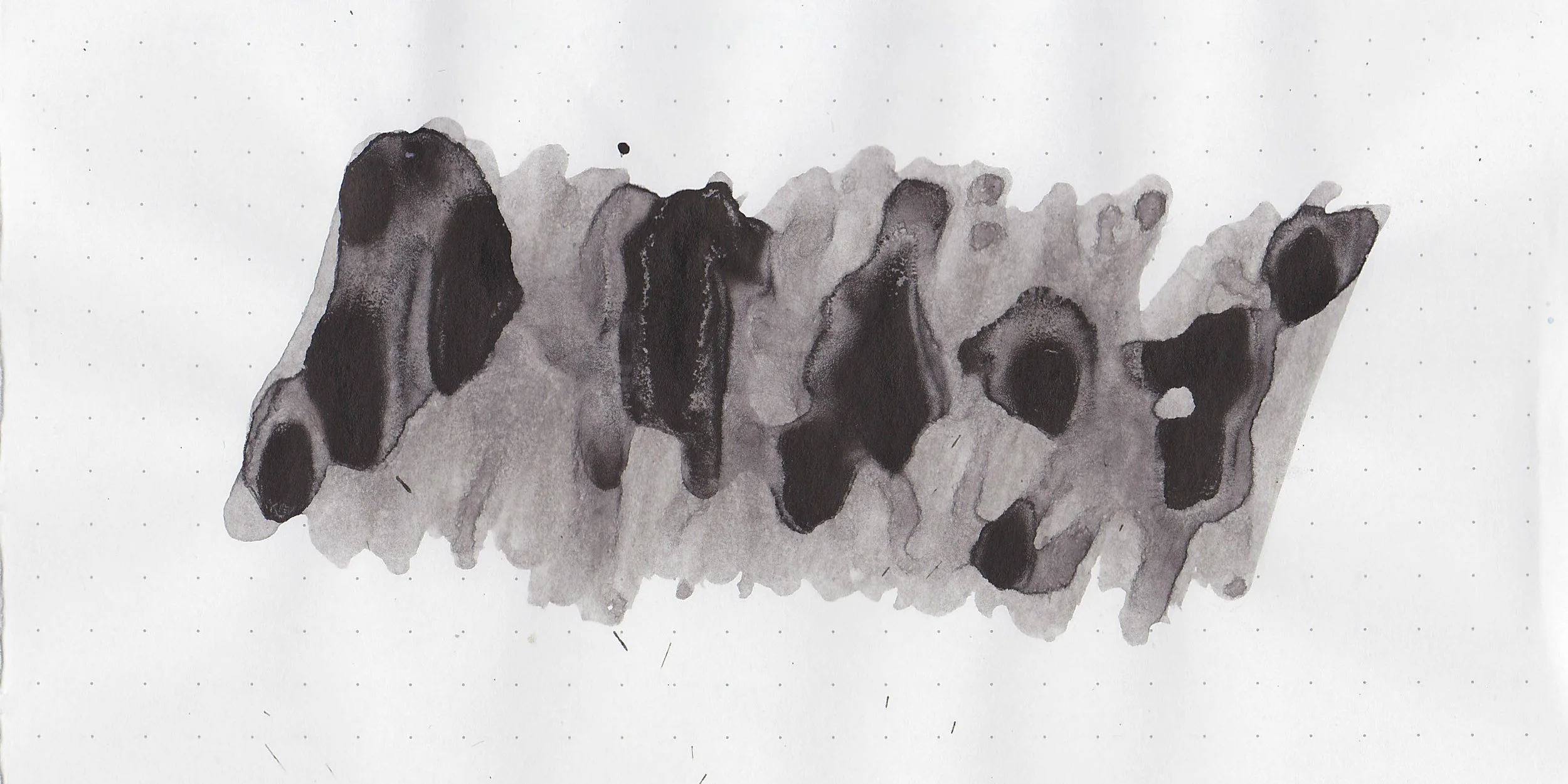 Ink Review #2642: Colorverse Permanent Black — Mountain of Ink